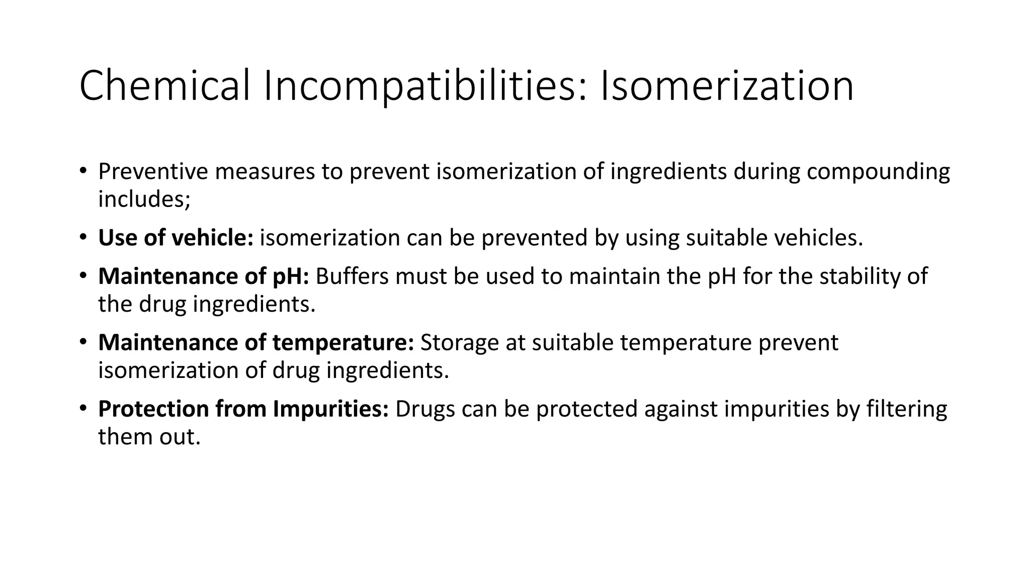 Pharmaceutical incompatibilities | PPTX