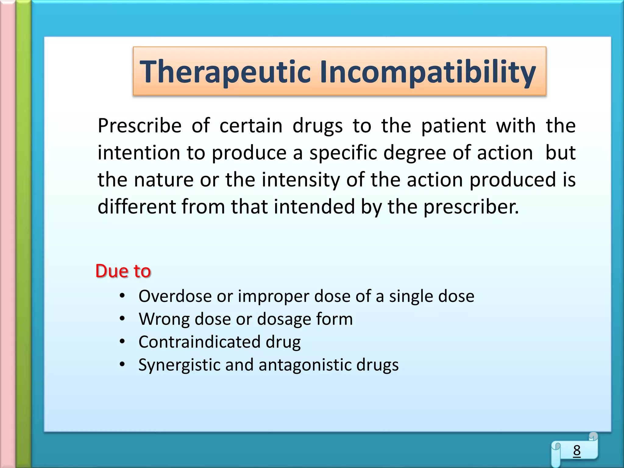 Pharmaceutical incompatibilities by monia jannatul kubra | PPTX