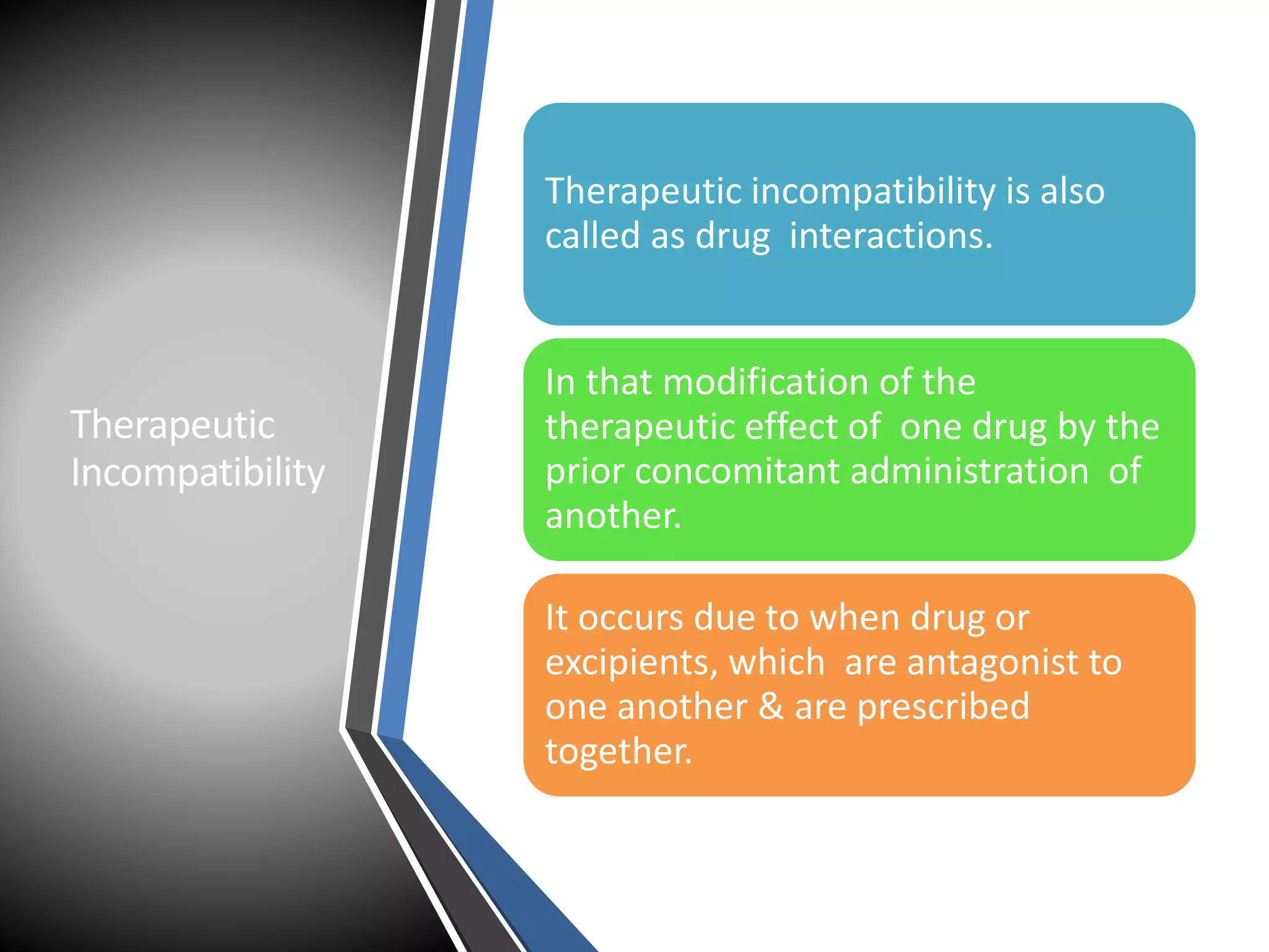 Pharmaceutical incompatibility | PPTX