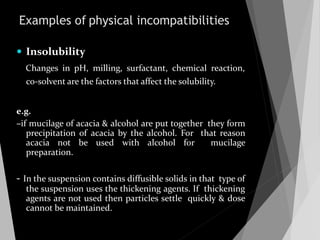 Pharmaceutical Incompatibility : Mr. P. B. Jadhav | PPT