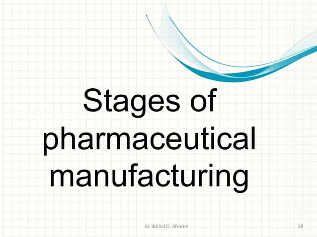 Pharmaceutical industry and unit process | PPTX