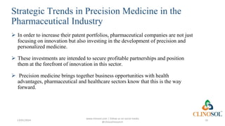 Pharmaceutical Industry's Role in Advancing Precision Medicine | PPTX