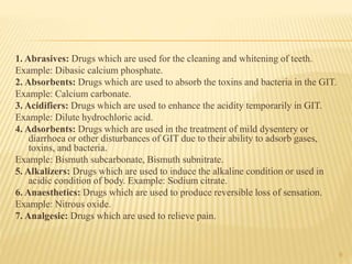 Pharmaceutical inorganic chemistry introduction | PPTX