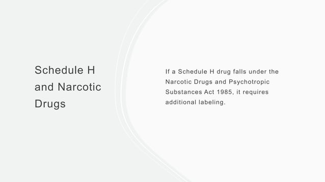 Pharmaceutical Jurisprudence (BP505T) Unit-2 Schedules and DMR.pptx