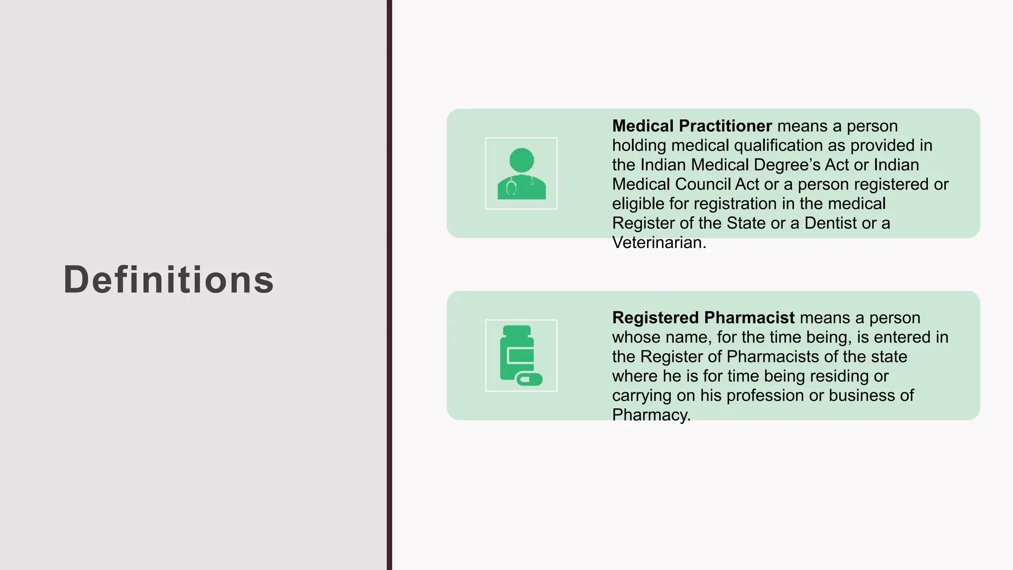 Pharmaceutical Jurisprudence (BP505T) Unit-3 Pharmacy Act.pptx