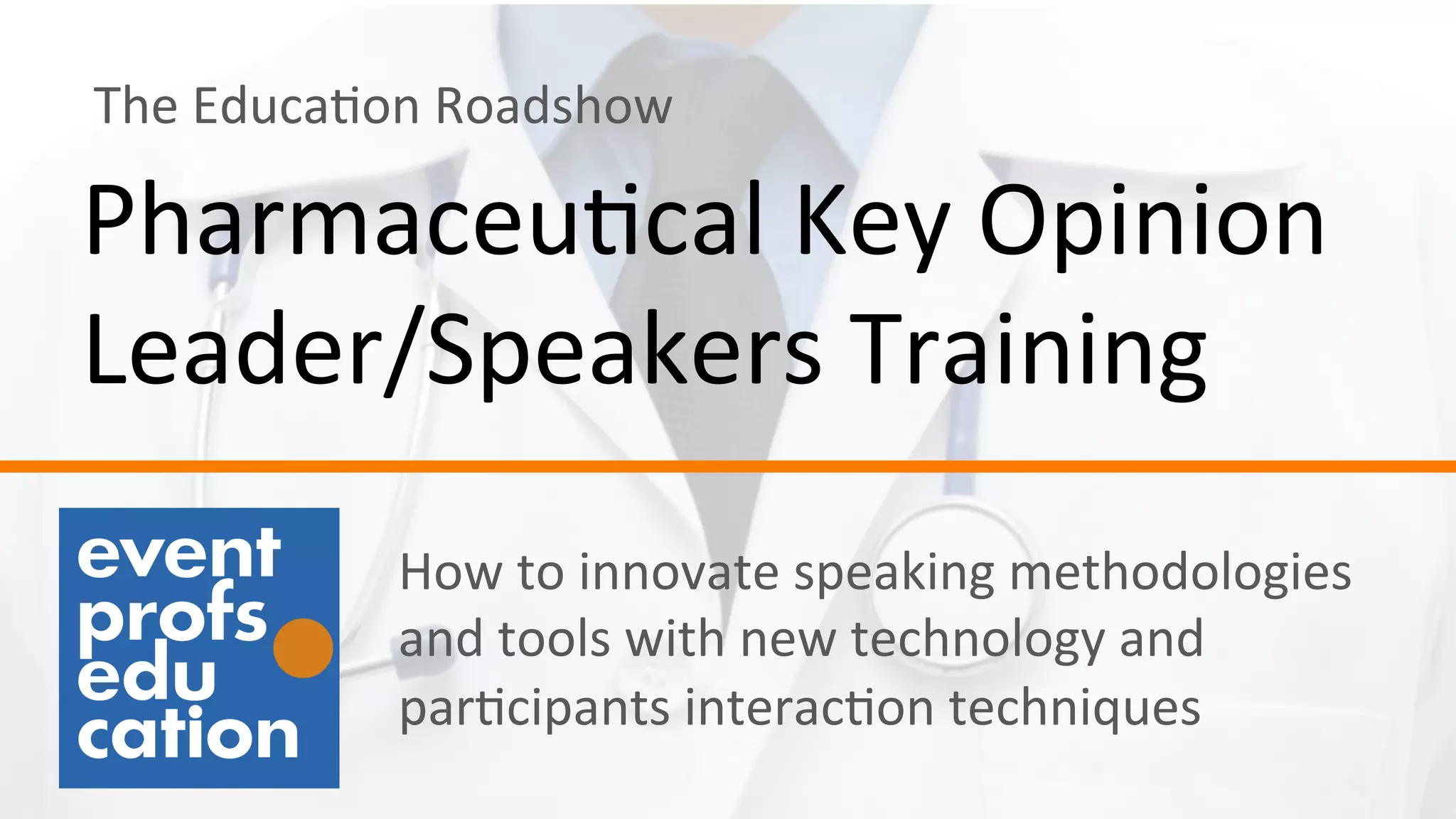 Pharmaceutical Key Opinion Leader speakers training | PDF