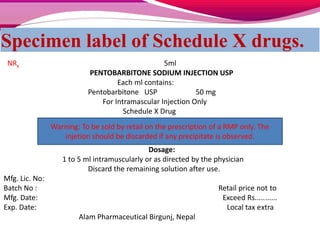 Pharmaceutical labelling ( Forensic Pharmacy 5th semester) | PPTX