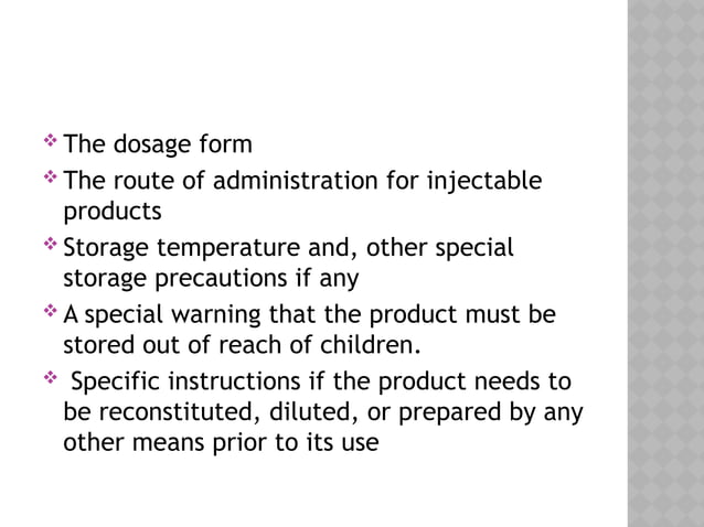 PHARMACEUTICAL_LABELLING,_PACKAGING_AND_STORAGE (1).pptx | Pharmaceutical Industry | Industries