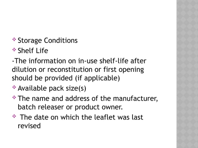 PHARMACEUTICAL_LABELLING,_PACKAGING_AND_STORAGE (1).pptx | Pharmaceutical Industry | Industries