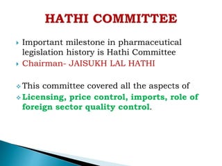 Pharmaceutical legislation | PPTX