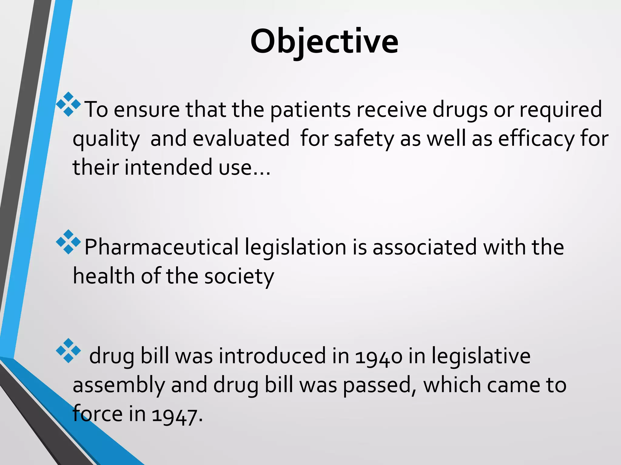 Pharmaceutical legislation | PDF