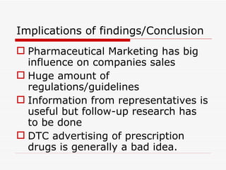 Pharmaceutical Marketing Presentation | PPT