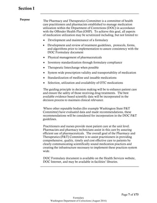 Pharmaceutical mgt and formulary | PDF