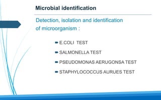 Pharmaceutical microbiology | PPT