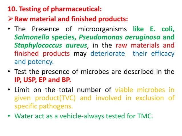 Introduction of Pharmaceutical microbiology | PPTX | Biological ...