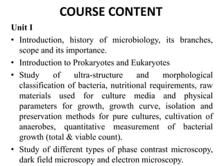 Pharmaceutical microbiology syllabus | PPTX