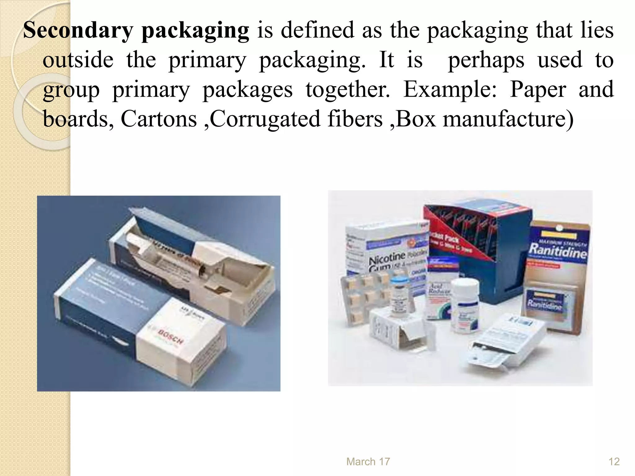 Pharmaceutical packaging | PPTX