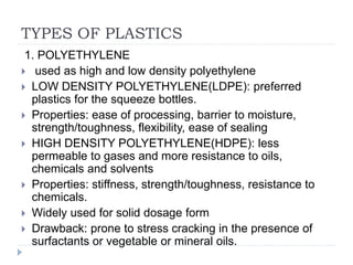 Pharmaceutical packaging | PPTX