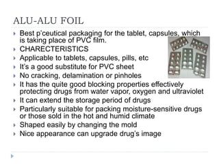 Pharmaceutical packaging | PPTX