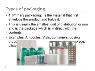 Pharmaceutical packaging | PPTX