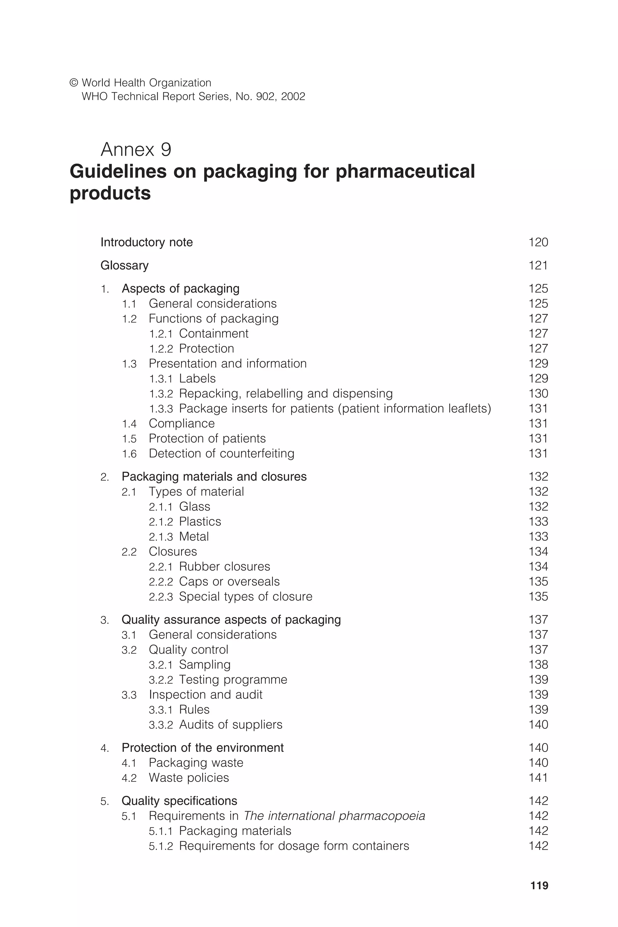 Pharmaceutical packaging | PDF