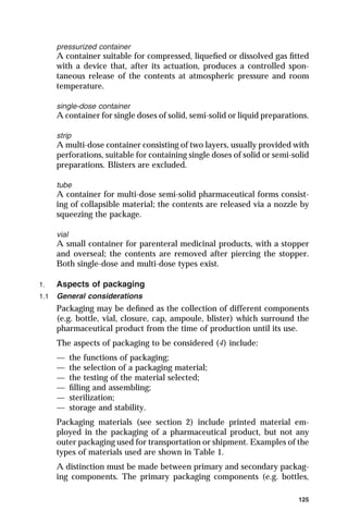 Pharmaceutical packaging | PDF