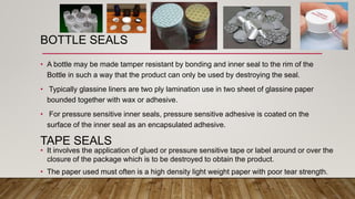 Pharmaceutical packaging | PPTX