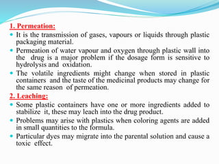 Pharmaceutical packaging naresh | PPTX