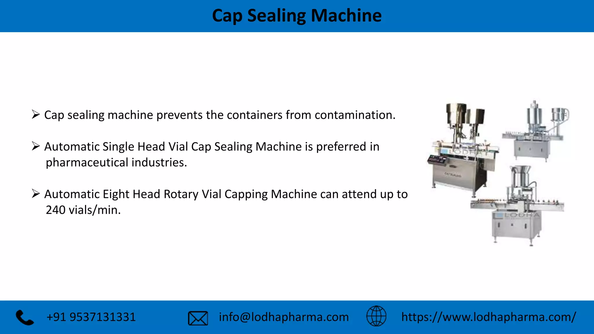 Pharmaceutical & packaging machineries | PPT