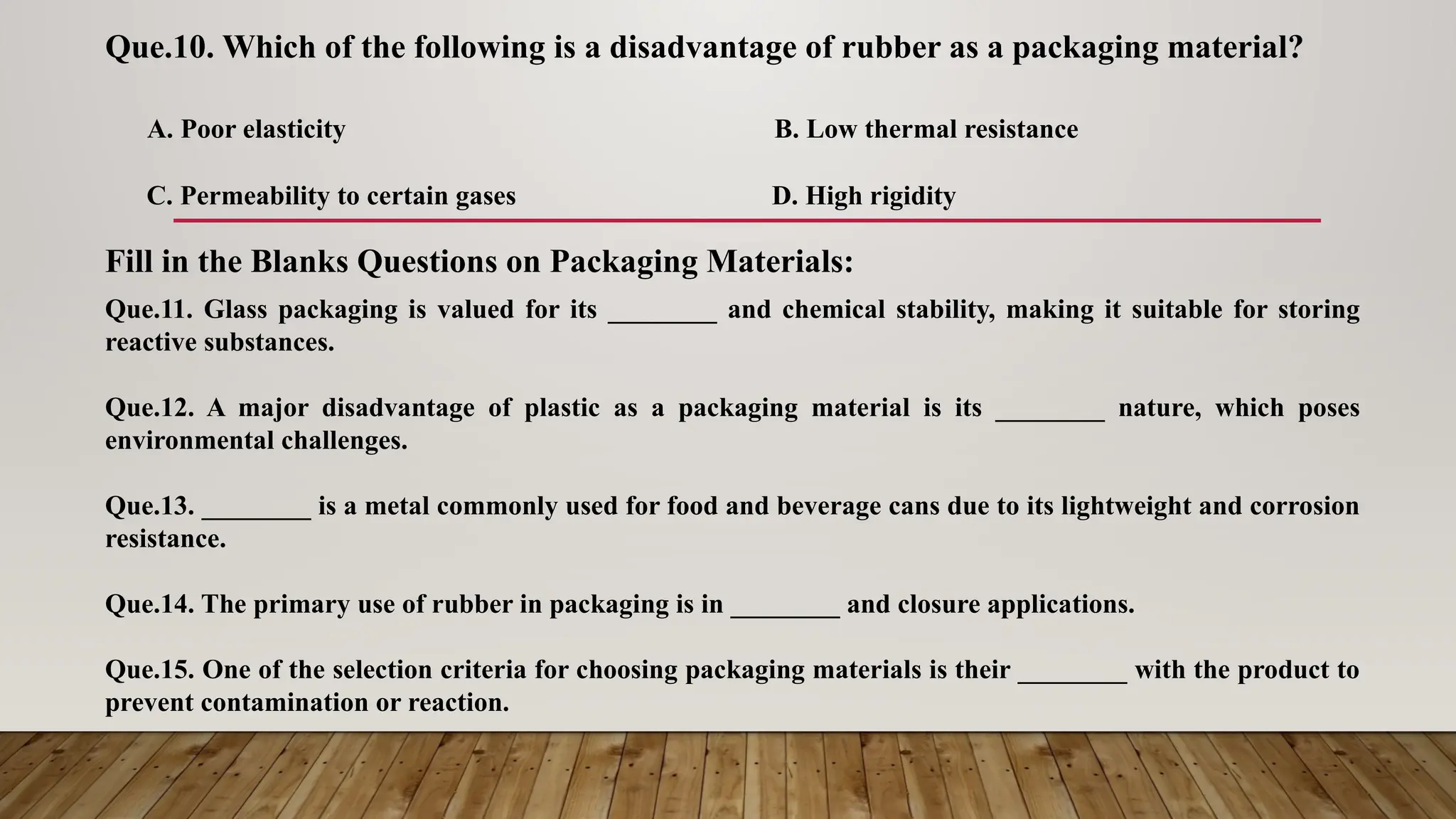 pharmaceutical packaging mcq and fill in the blanks.pptx