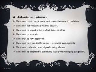 Pharmaceutical packagingpptx (1) | PPT