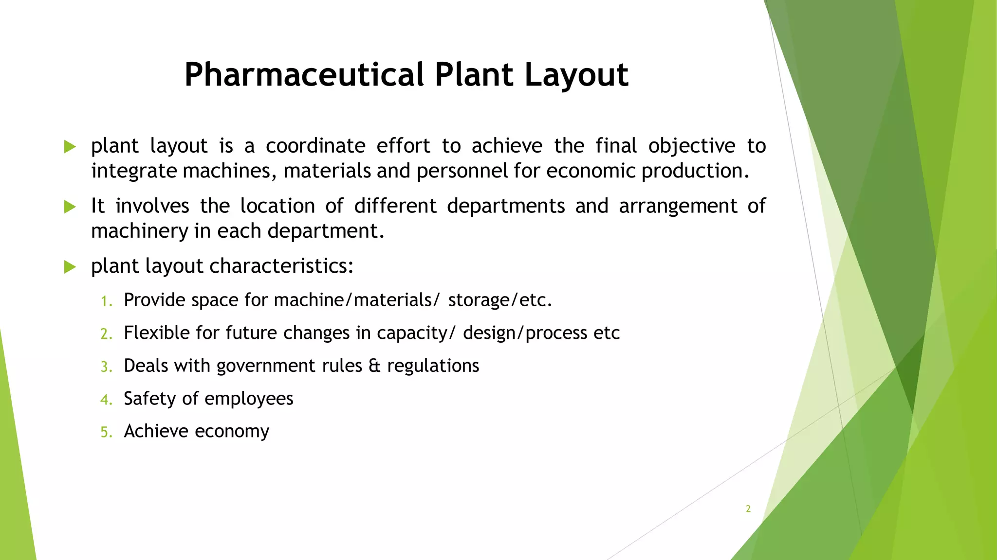Pharmaceutical plant layout | PDF