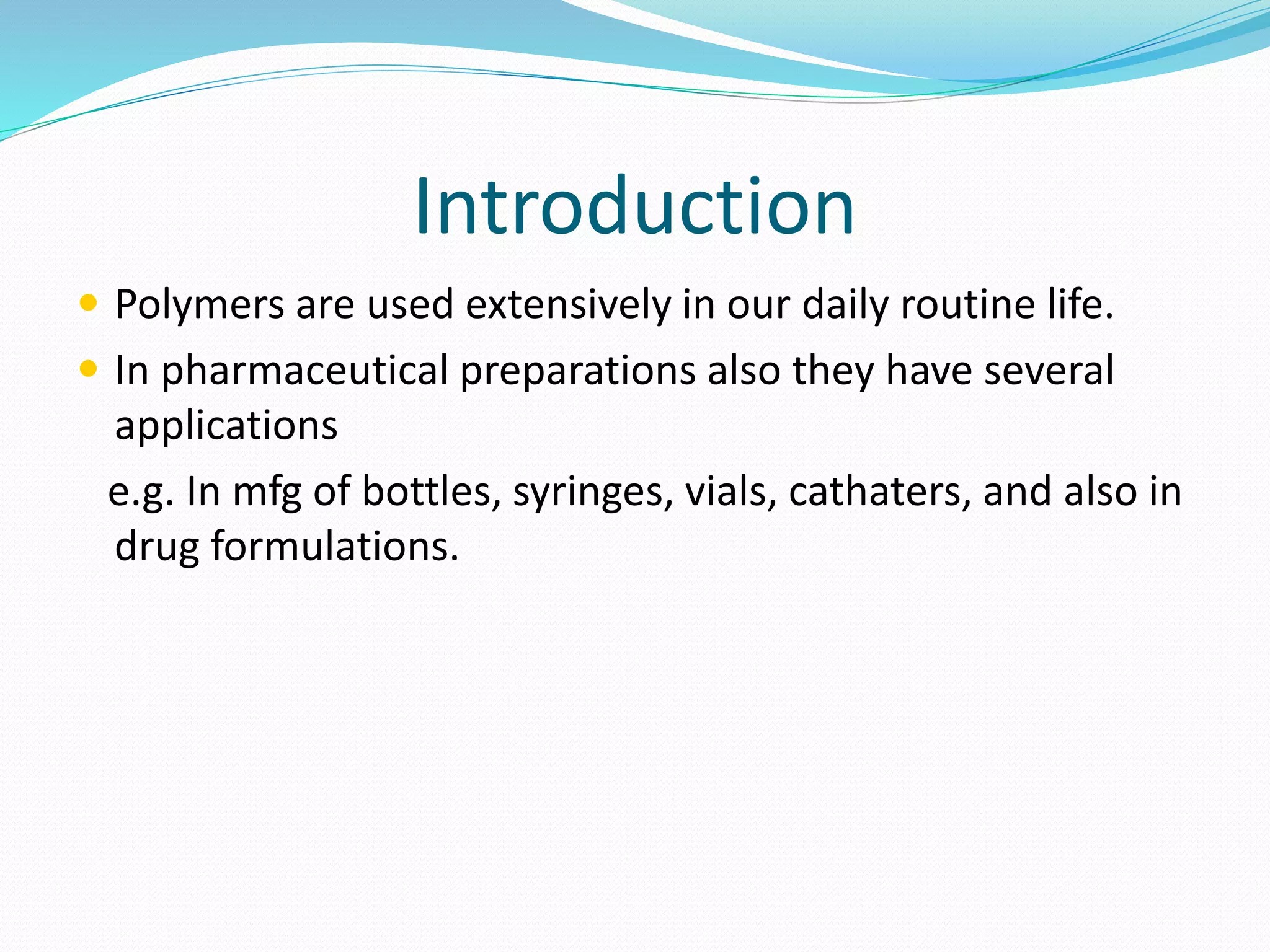 Pharmaceutical polymers | PPTX