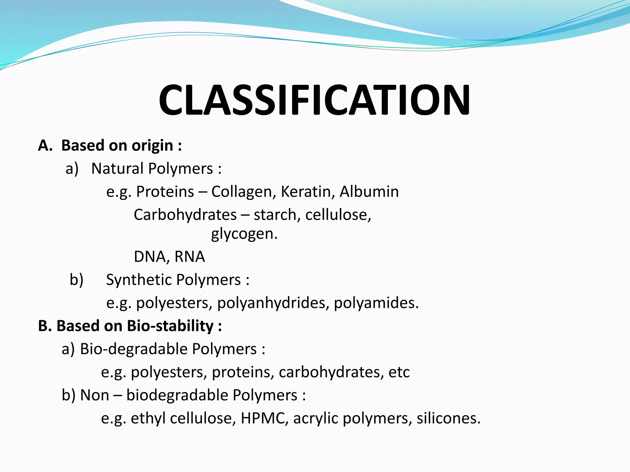 Pharmaceutical polymers | PPTX