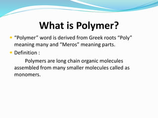 Pharmaceutical polymers | PPTX