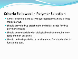 Pharmaceutical polymers | PPTX