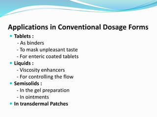 Pharmaceutical polymers | PPTX