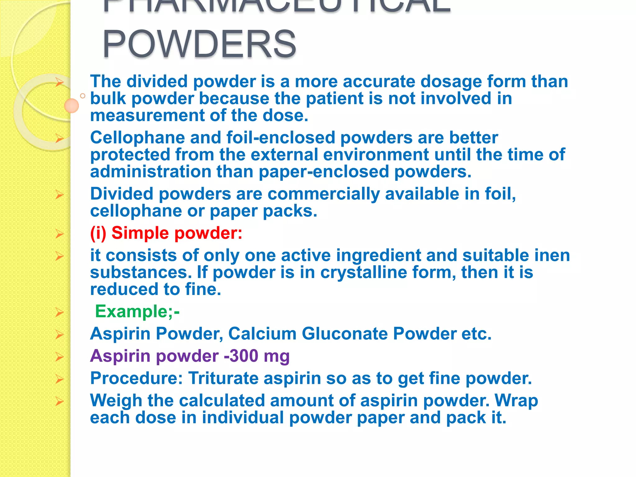 Pharmaceutical powders | PPTX