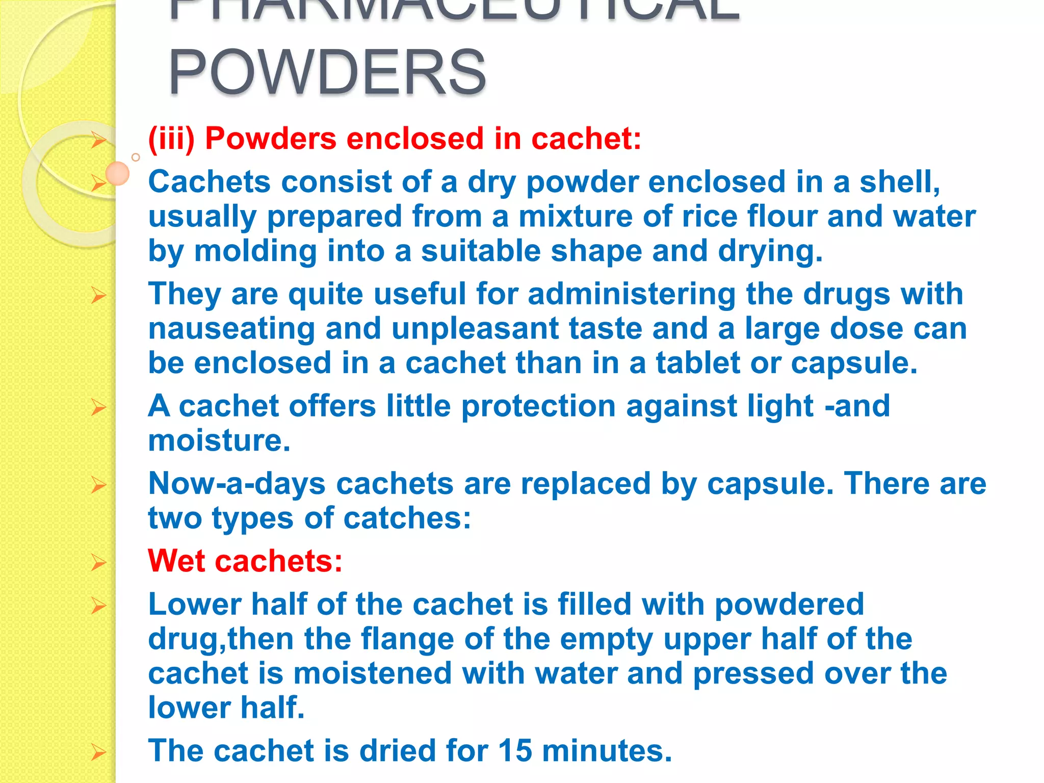 Pharmaceutical powders | PPTX