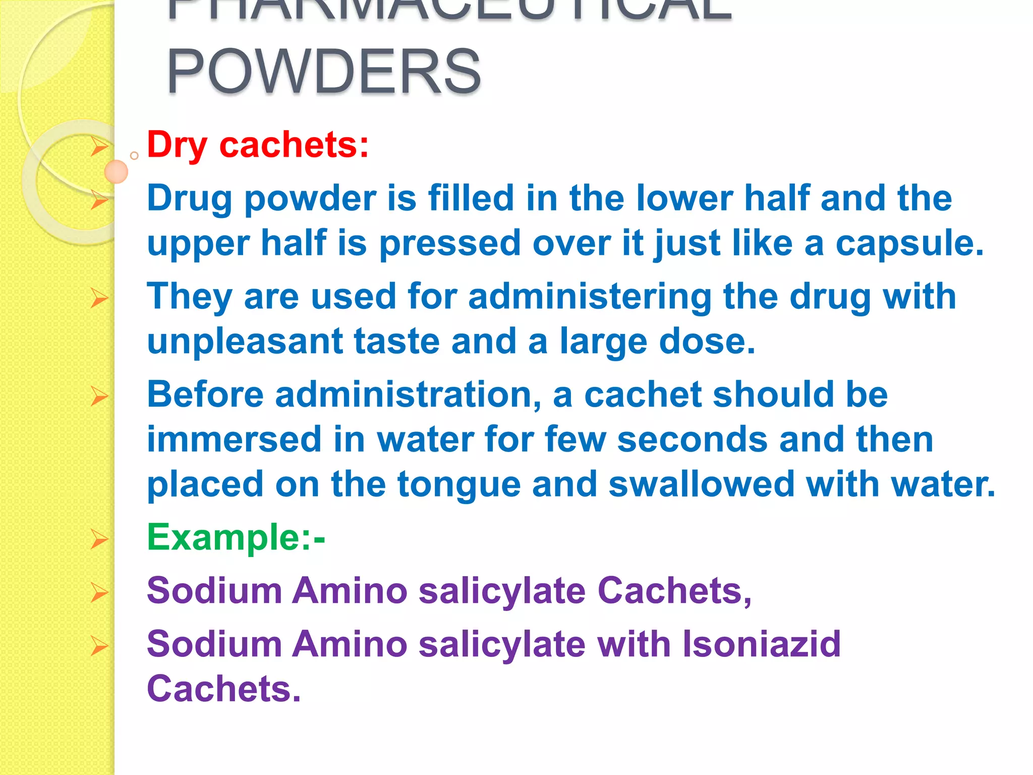 Pharmaceutical powders | PPTX