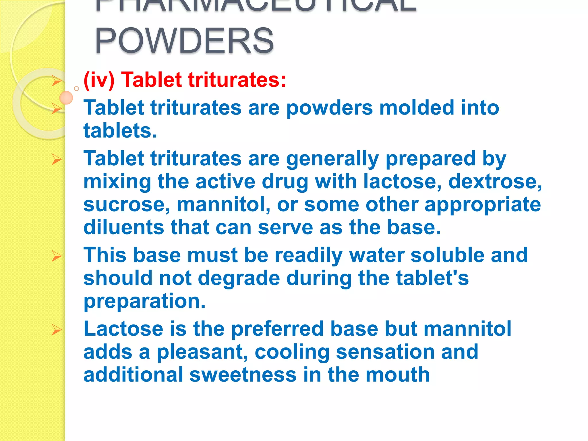 Pharmaceutical powders | PPTX