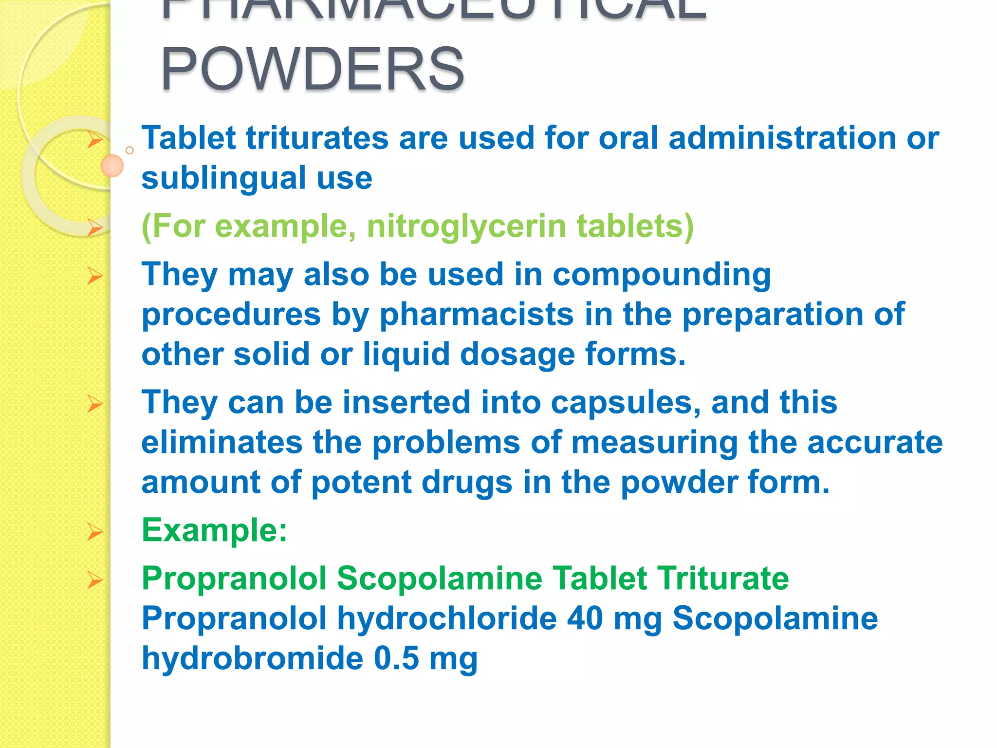 Pharmaceutical powders | PPTX