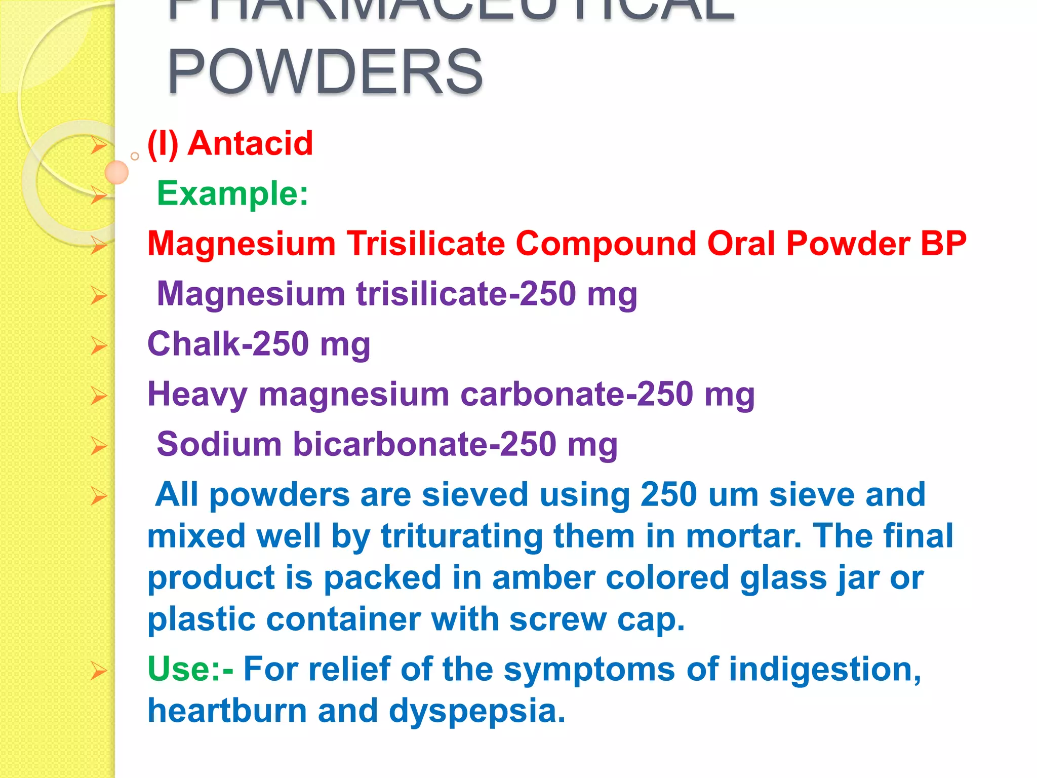 Pharmaceutical powders | PPTX