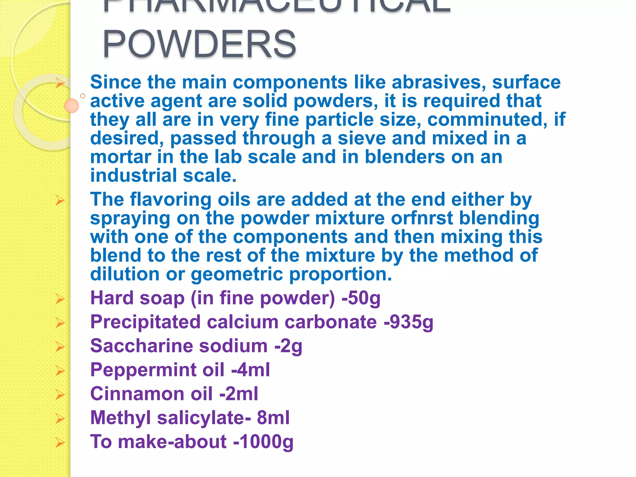 Pharmaceutical powders | PPTX