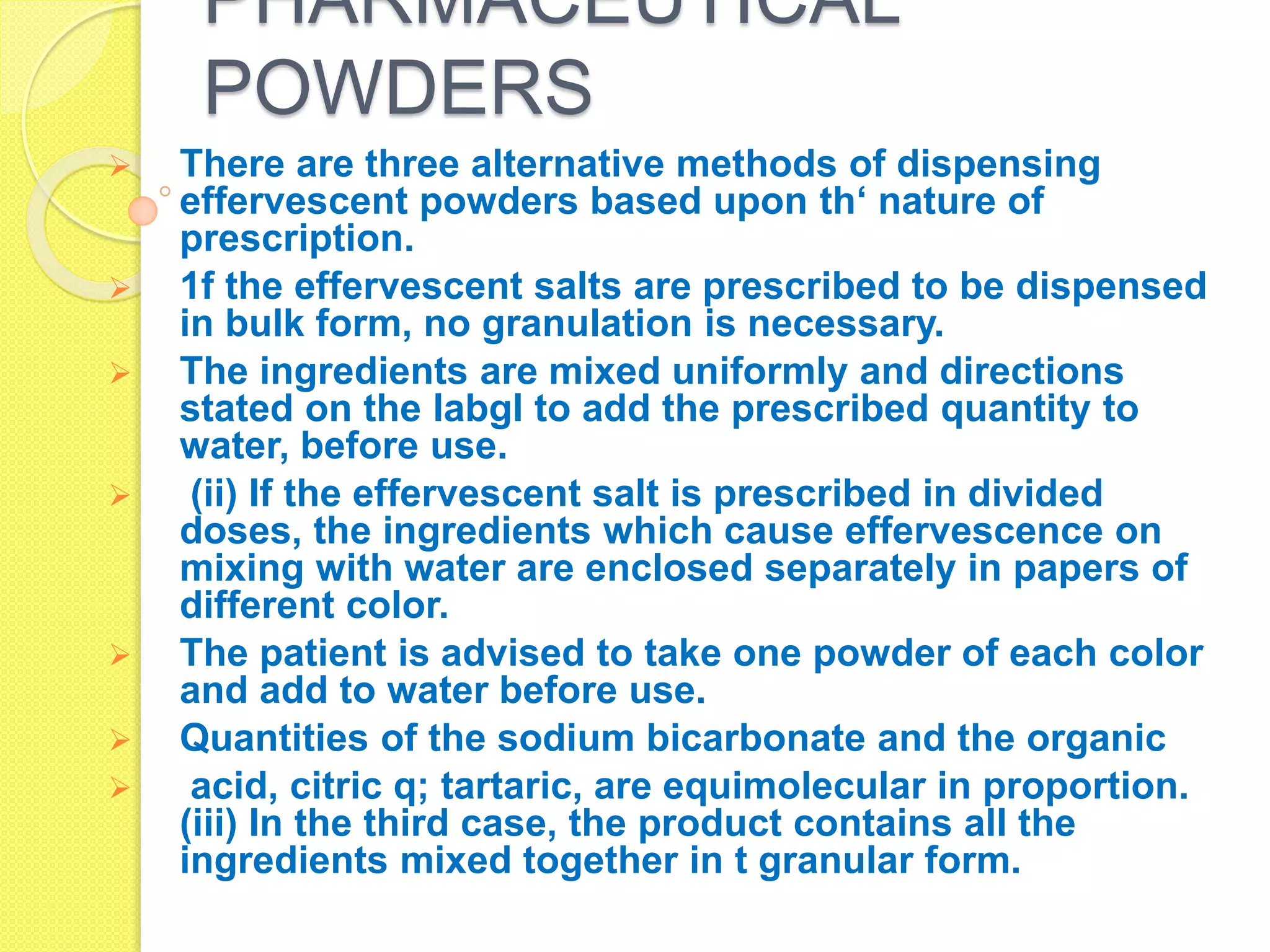 Pharmaceutical powders | PPTX