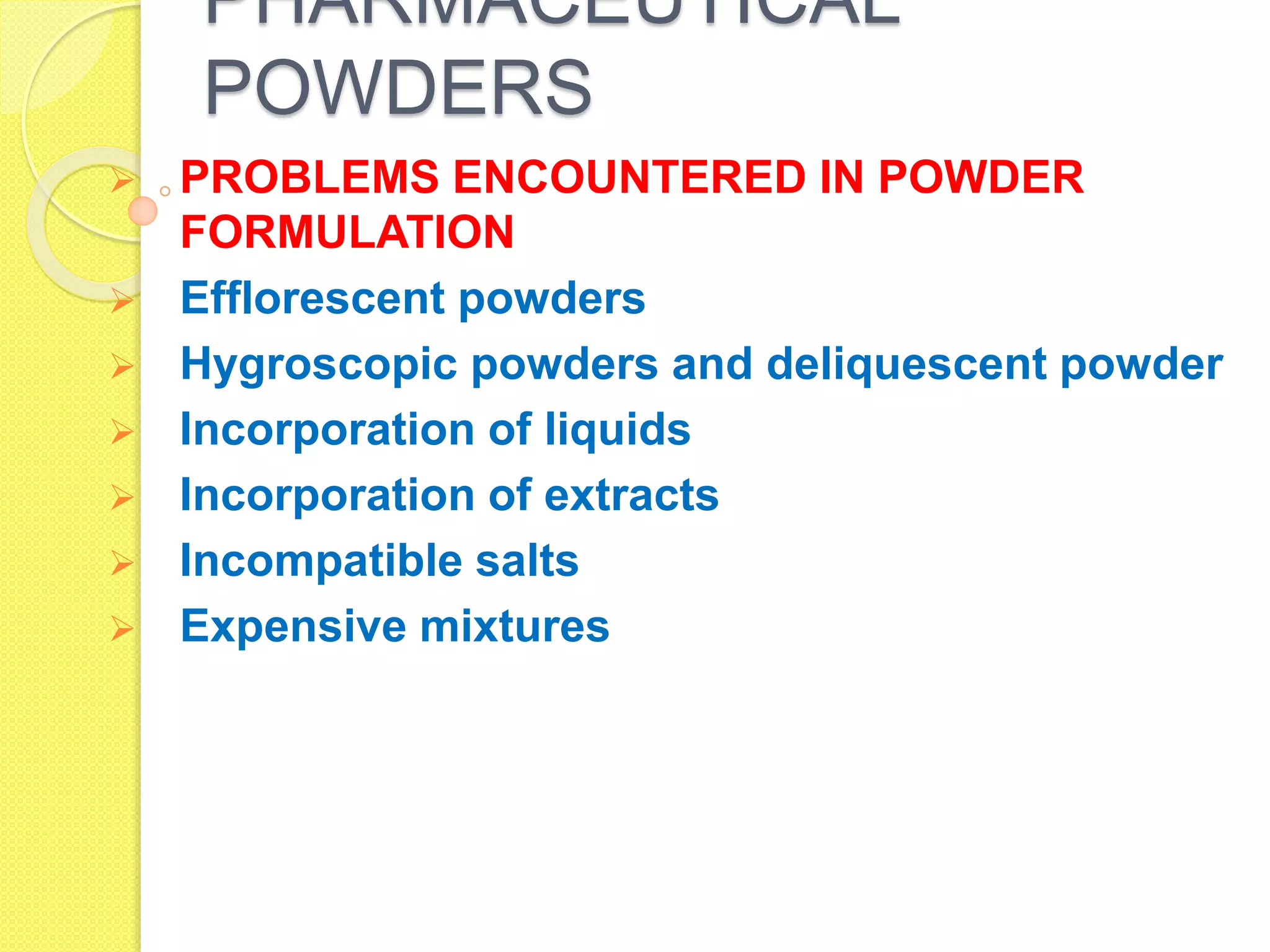 Pharmaceutical powders | PPTX