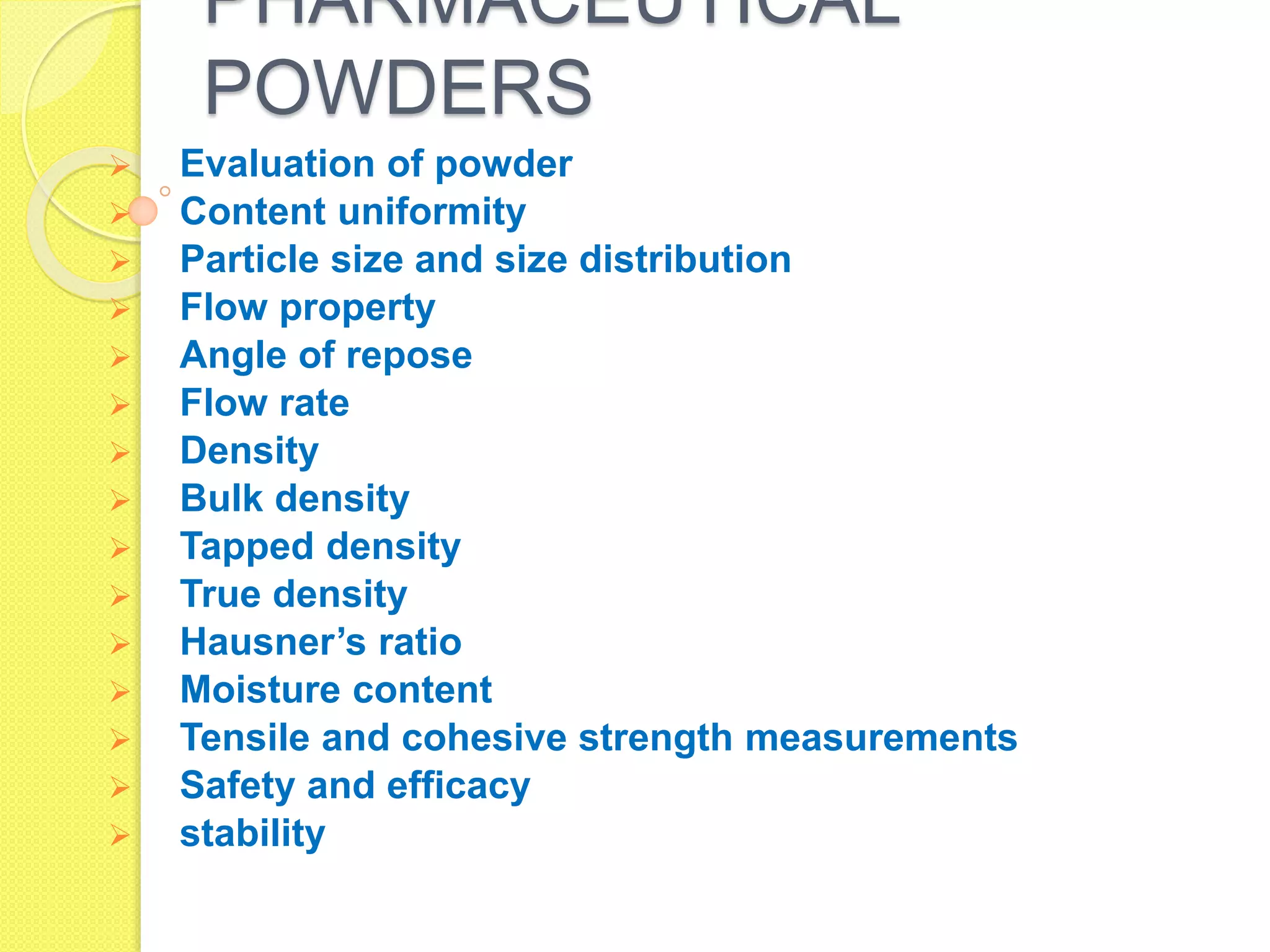 Pharmaceutical powders | PPTX