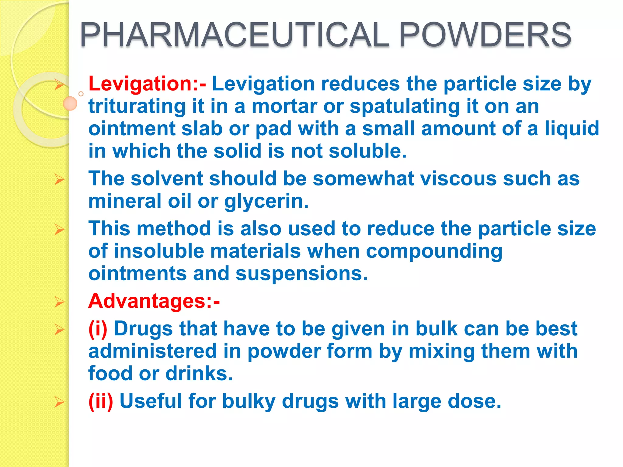 Pharmaceutical powders | PPTX
