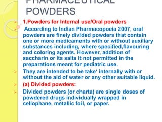 Pharmaceutical powders | PPTX