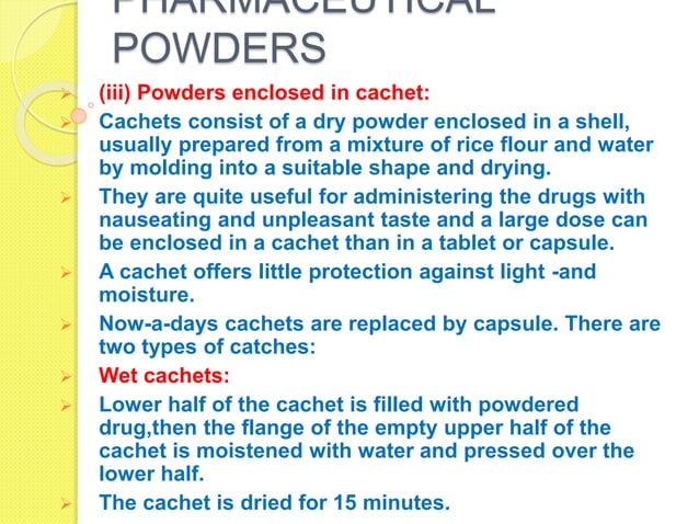 Pharmaceutical powders | PPTX